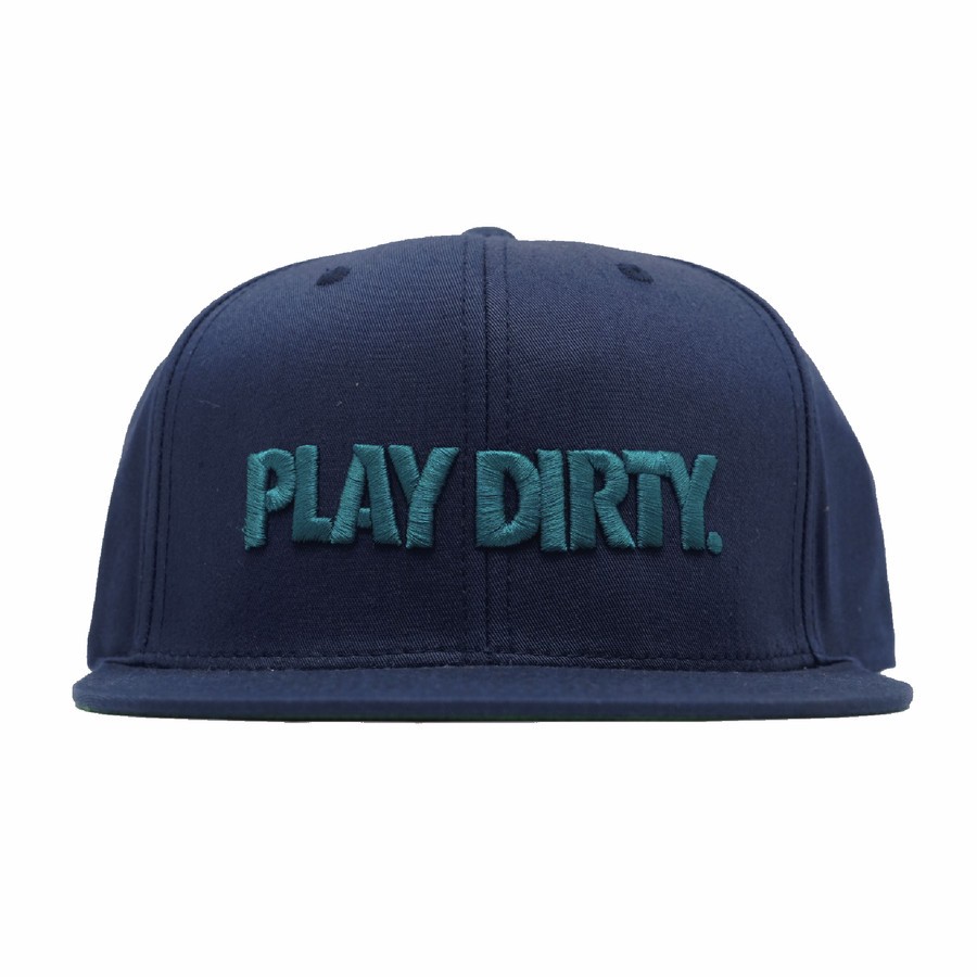 Jual PLAY DIRTY CAP NAVY/BLUE | Shopee Indonesia
