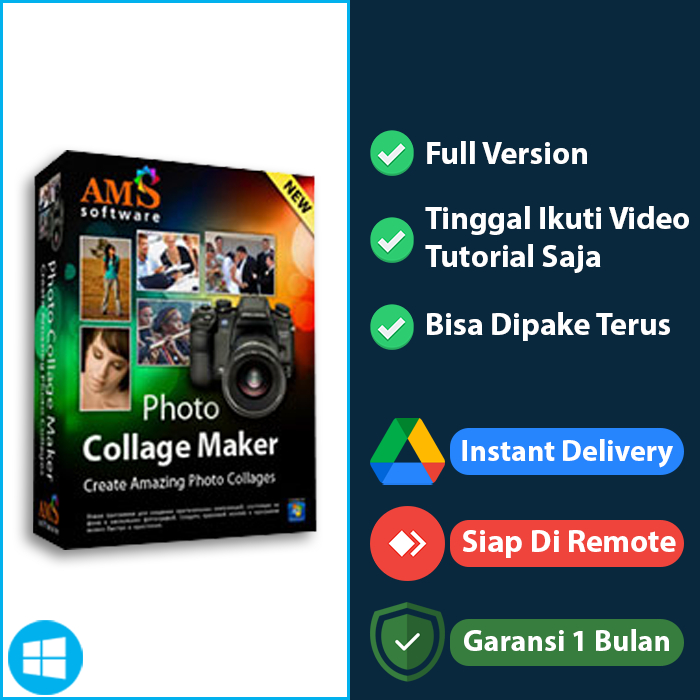 Jual Aplikasi Software | AMS Software Photo Collage Maker | Shopee Indonesia