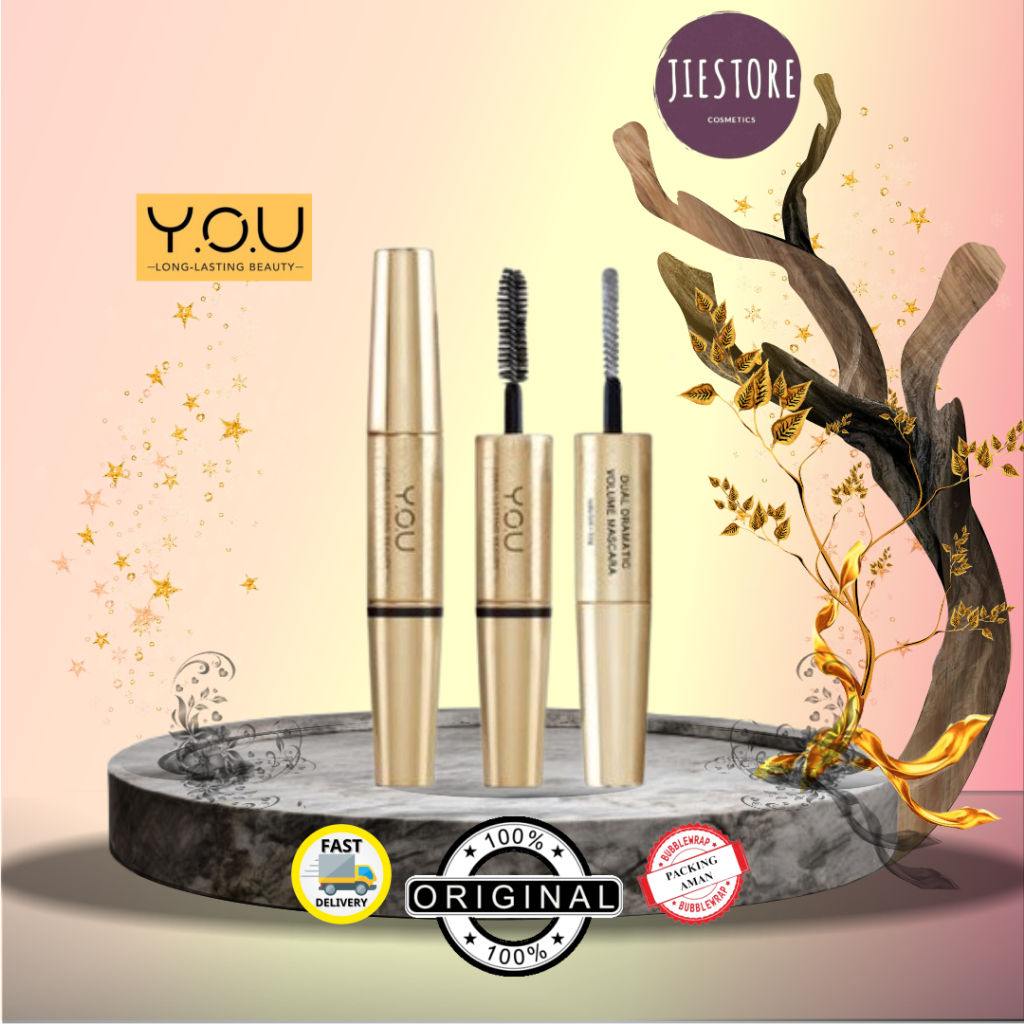 Jual YOU The Gold One Dual Dramatic Volume Mascara [Long Lasting ...
