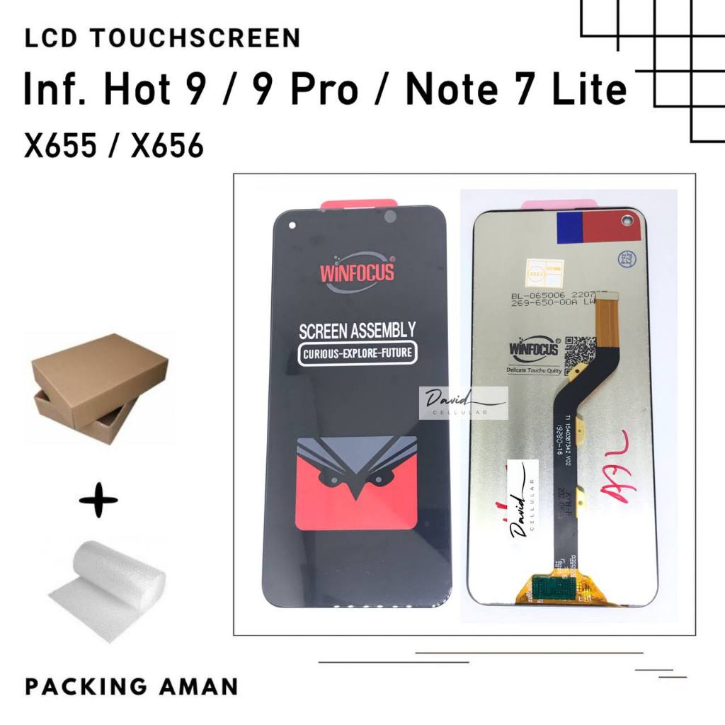 Jual LCD TOUCHSCREEN INFINIX HOT 9 / NOTE 7 LITE / X655 / X656 FULLSET ...