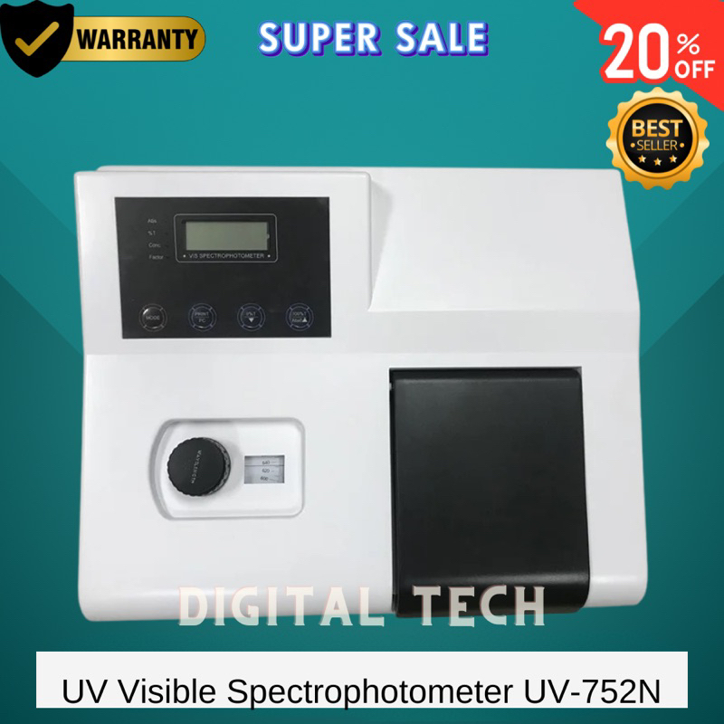 Jual UV Visible Spectrophotometer UV-752N Vis Spektrofotometer Lab UV752N | Shopee Indonesia