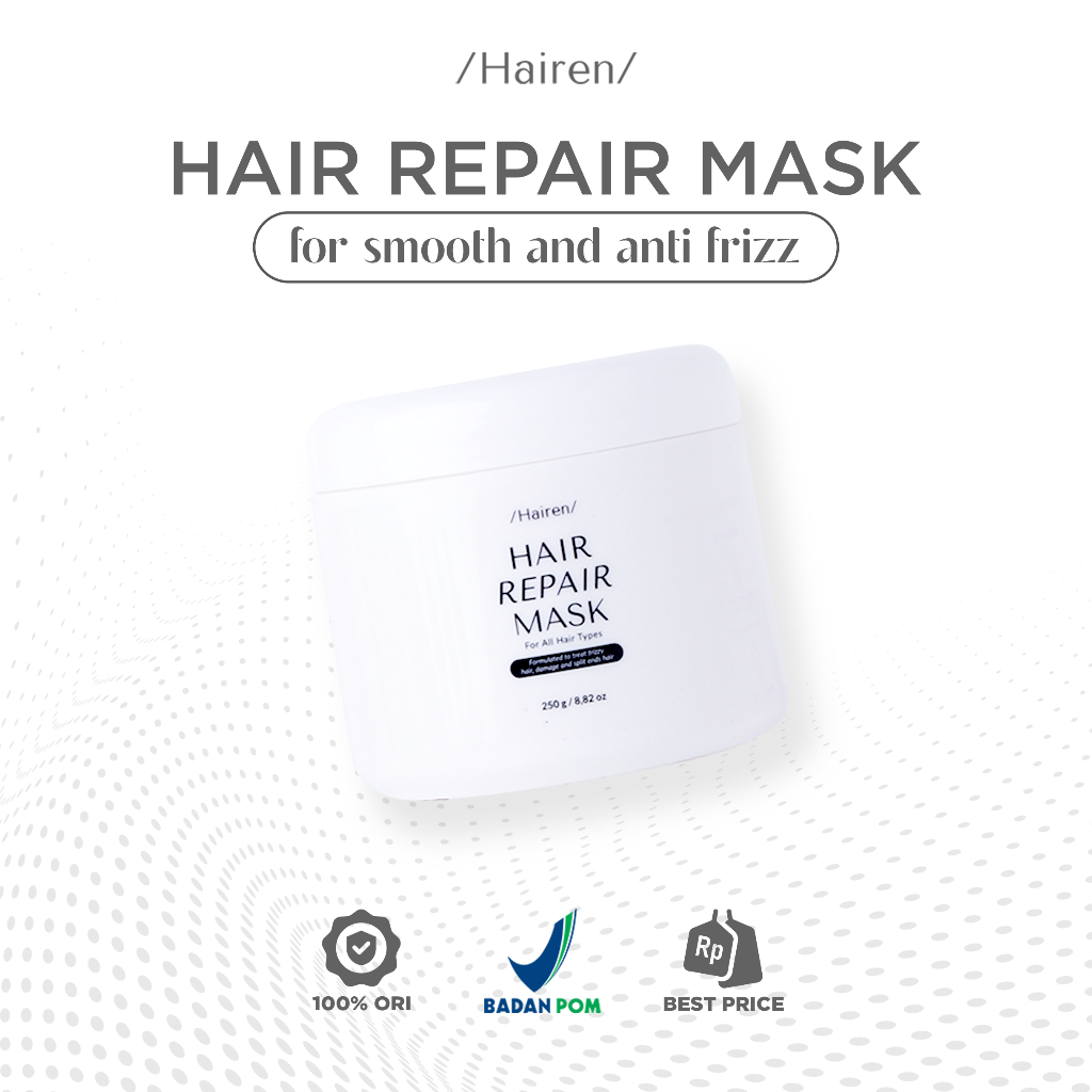 Jual Hairen Hair Repair Mask (For Damage Hair) BPOM APPROVED | Shopee ...