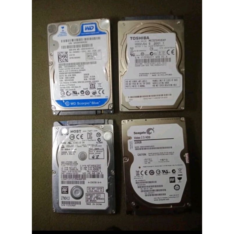 Jual Hardisk HDD sata 500GB 320GB 2.5" Copotan Garansi. Laptop/PS ...