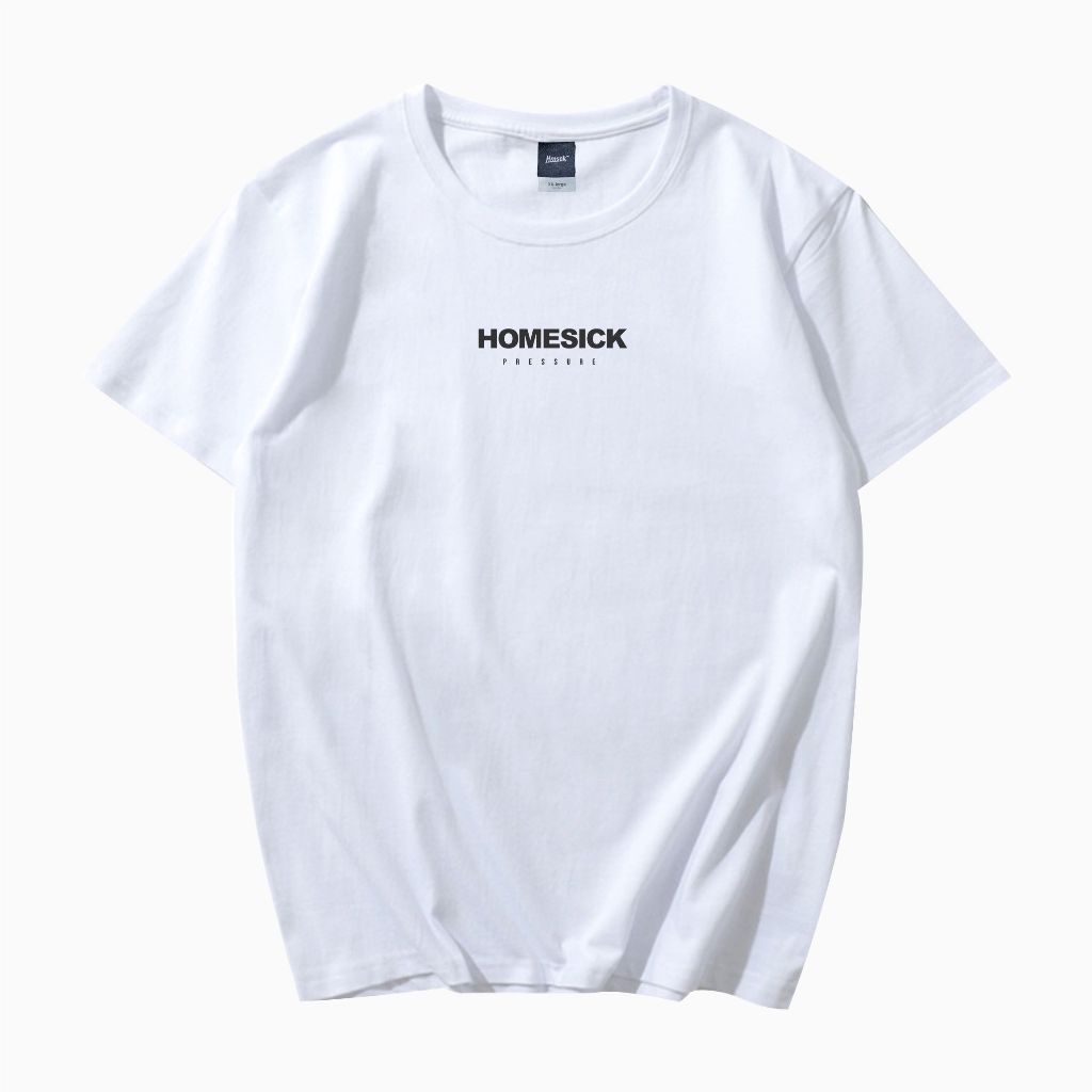 Jual HOMESICK | T-SHIRT BASIC BLACK FONT | KAOS BASIC PUTIH | KAOS DISTRO | KAOS KEREN | KAOS ...