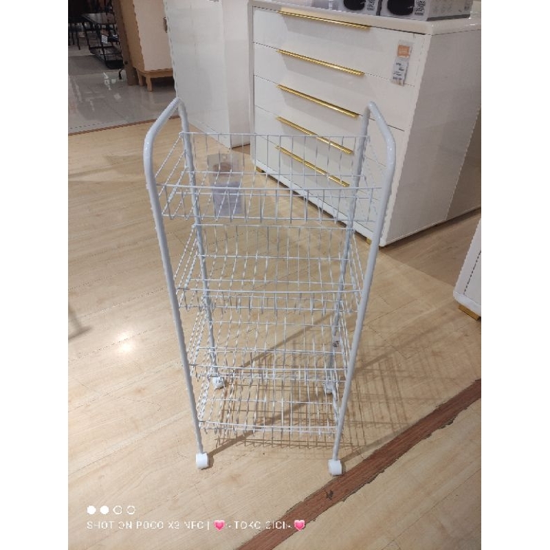 Jual Rak Troli Penyimpanan Informa dengan roda 4 tingkat | Shopee Indonesia
