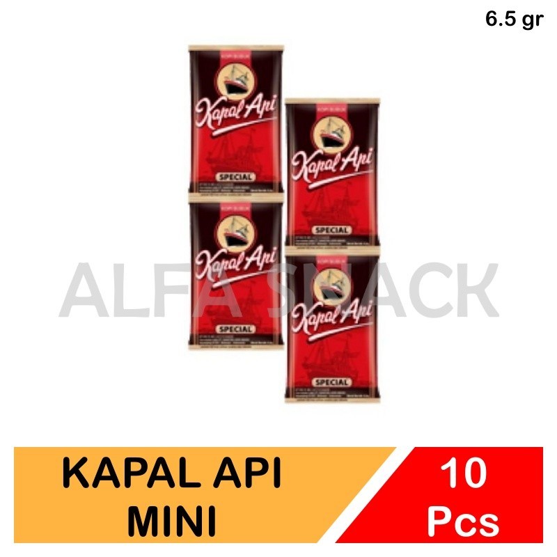 Jual Kopi Kapal Api Mini Special 1 Renceng (10 sachet x 6.5 gram ...