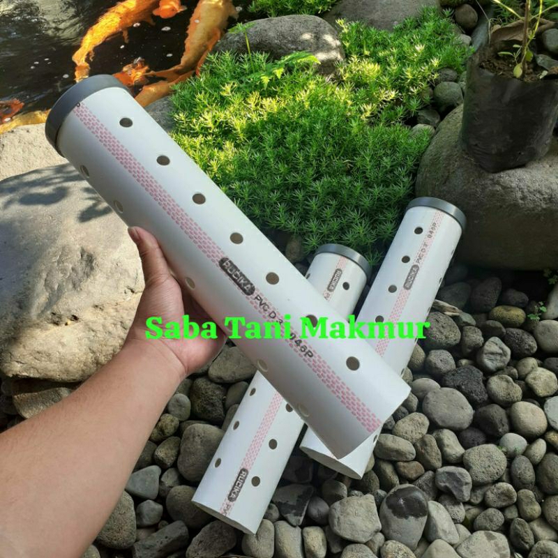 Jual Pipa Pvc Biopori Resapan Air Tanah 40 cm Diameter 3 inch Resapan ...