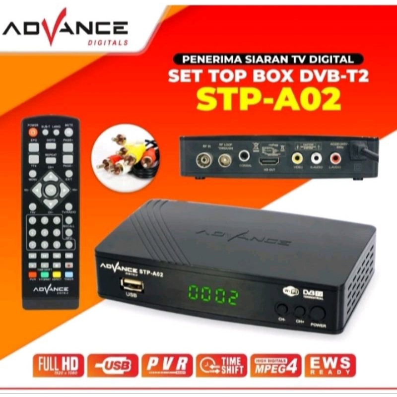 Jual STB SET TOP BOX ADVANCE A02 / AKARI 525 / POLYTRON PDV 620T2 ...