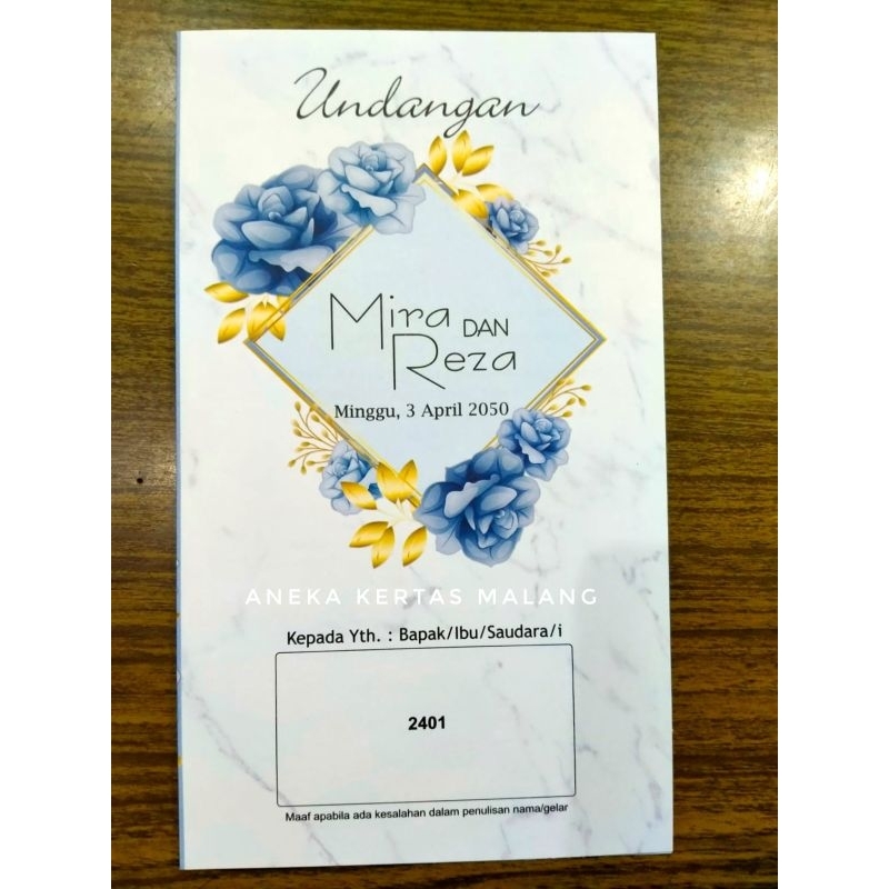 Jual Blangko Undangan Erba 2401 (Cek Deskripsi) | Shopee Indonesia