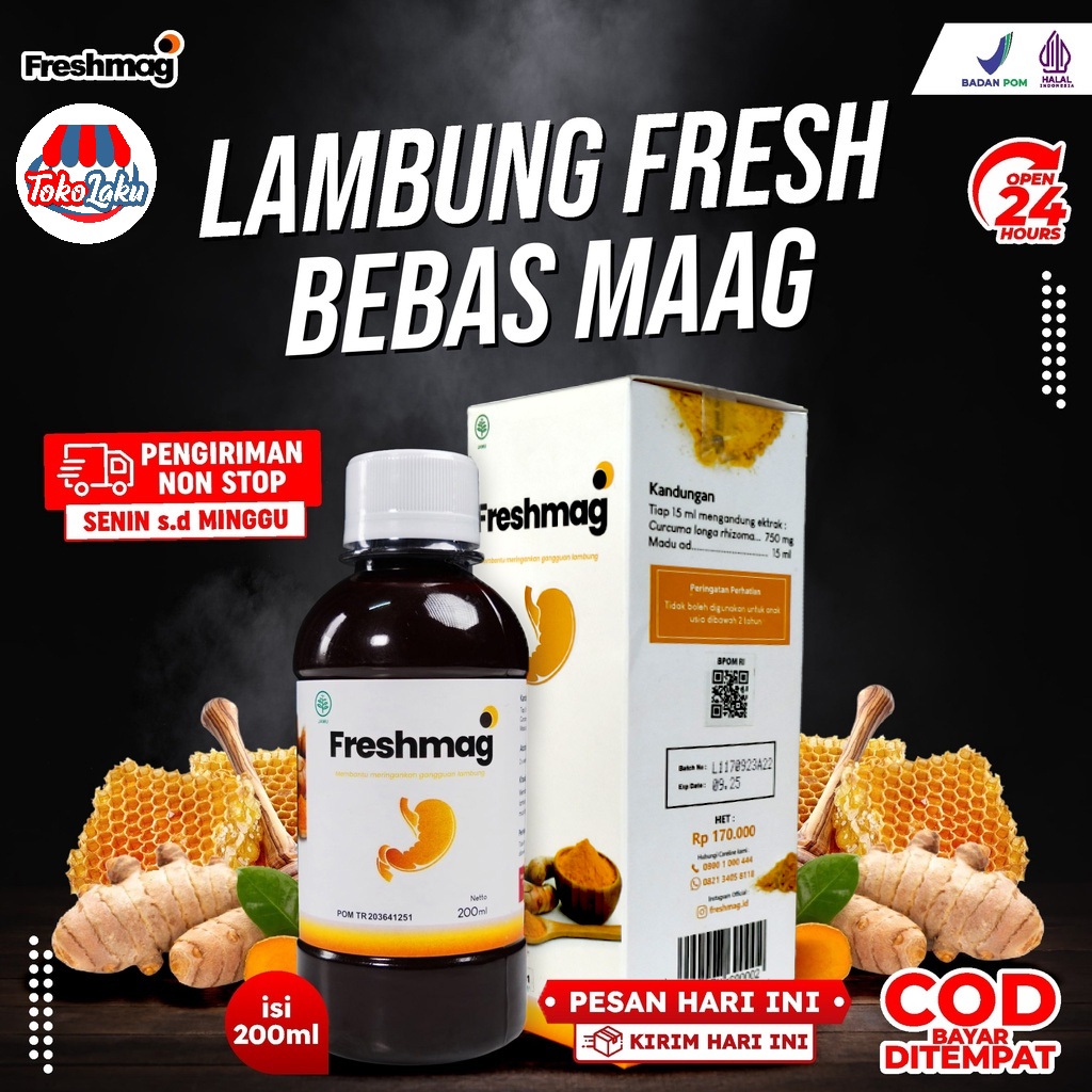 Jual Original Freshmag - Madu Herbal Fresh Maag Presmag Fresmag Solusi Atasi Asam Lambung Mual ...
