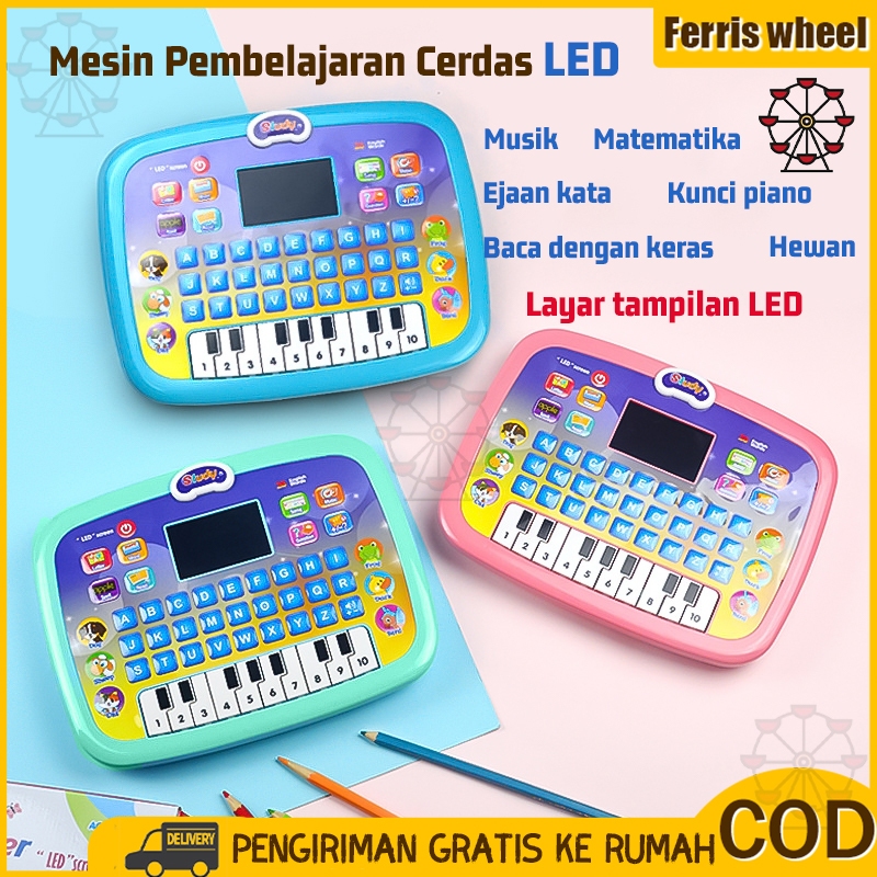 Jual Ferris Wheel Mainan Edukasi Dengan Early Tablet 2 in 1 Tablet ...