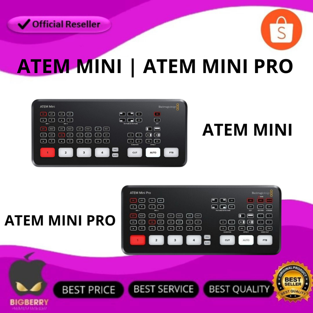 Jual Blackmagic Design ATEM Mini Pro HDMI Live Stream Switcher Original ...