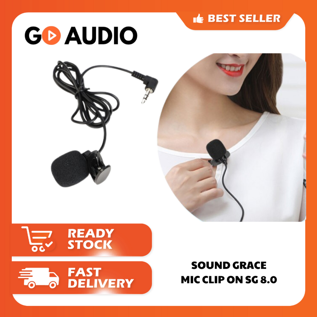 Jual SOUND GRACE | Mic Clip On Jepit Rekaman untuk Youtuber Murah Berkualitas SG 8.0 | Shopee ...