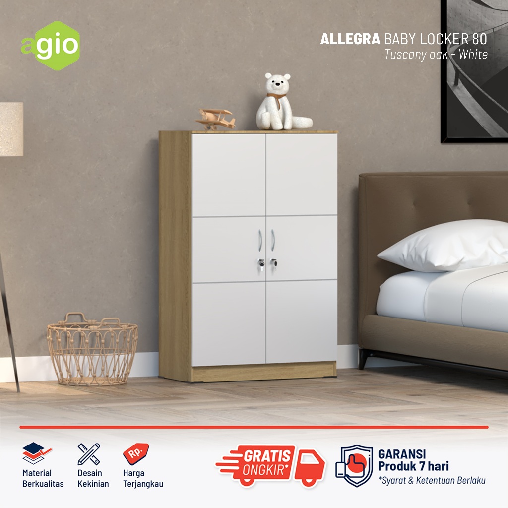 Jual Oggi - Lemari Pakaian Anak Minimalis / Lemari Baju Kamar Kosan ...