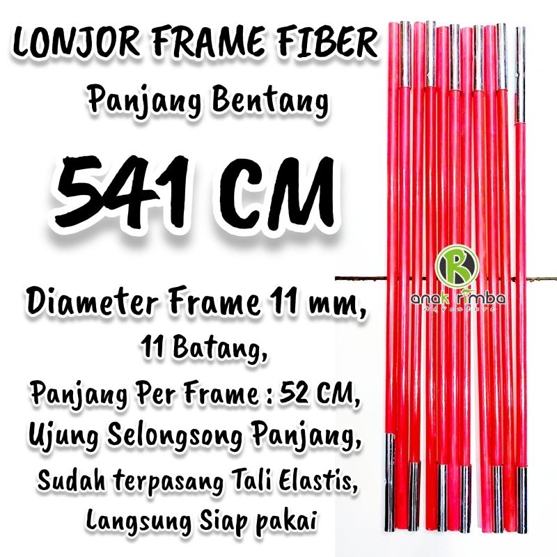 Jual LONJOR FRAME 541 CM DIAMETER 11 mm LONJOR UTAMA MOLLUCAS 6 PRO ...