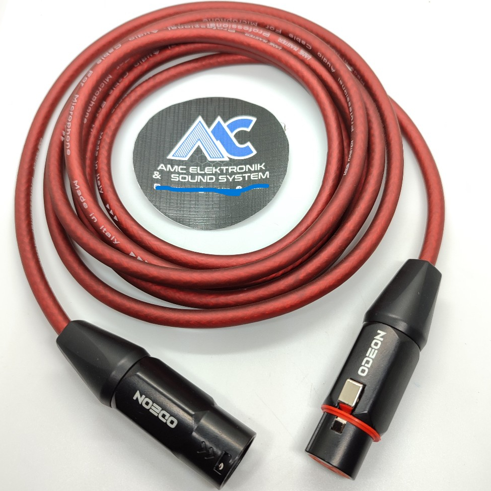 Jual PAKET JACK CANON XLR MALE TO FEMALE ODEON PANJANG 1,2,3,4,5 METER ...