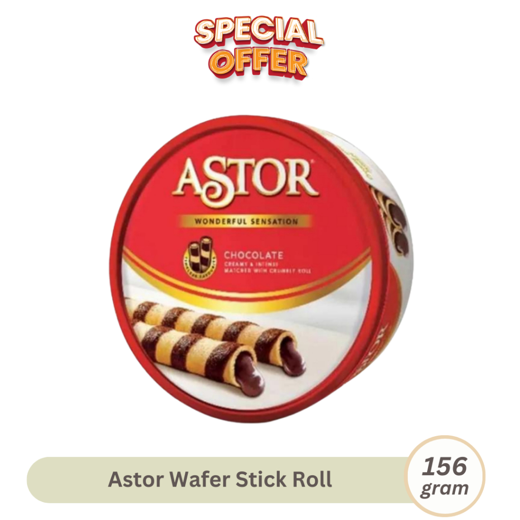 Jual Astor Wafer Stick Roll 156gr chocho chocolate | Shopee Indonesia