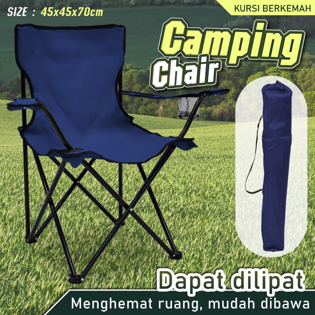Jual BG SPORT Kursi Mancing Kemah Lipat Outdoor Santai Folding Portable ...