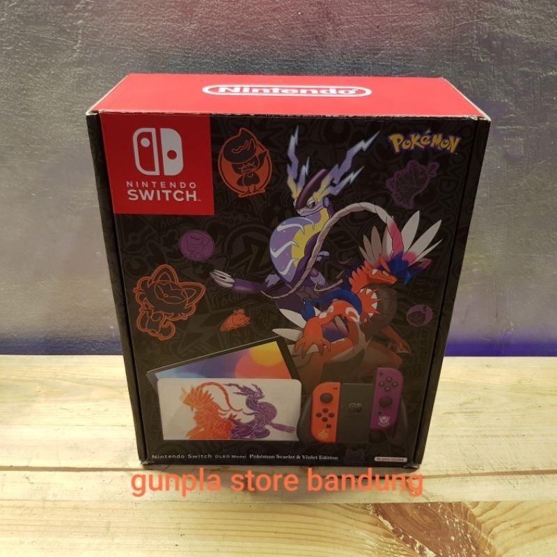 Jual Nintendo Switch Oled Pokemon Scarlet & Violet edition box dus ...