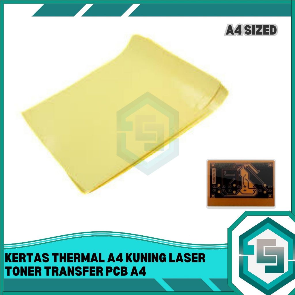 Jual KERTAS THERMAL A4 KUNING LASER TONER TRANSFER PCB A4 | Shopee ...