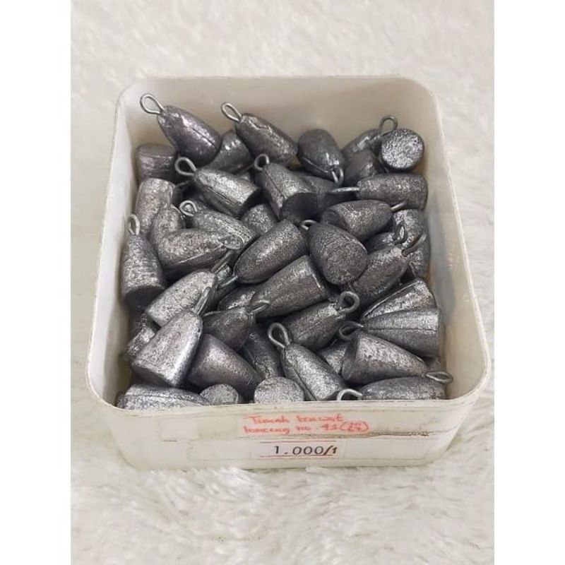 Jual TIMAH KAWAT LONCENG NO.43 PEMBERAT PANCING 1000 (15gr) | Shopee ...