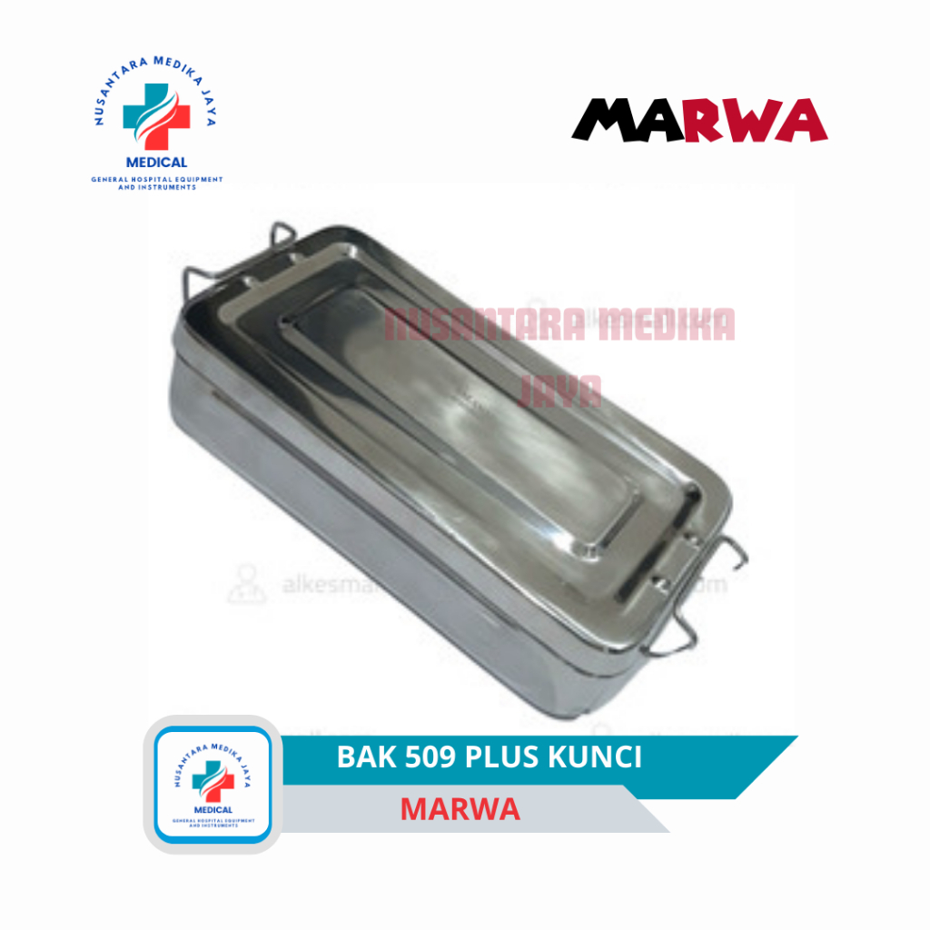 Jual MARWA Bak Instrumen 509 pakai kunci Marwa | Shopee Indonesia