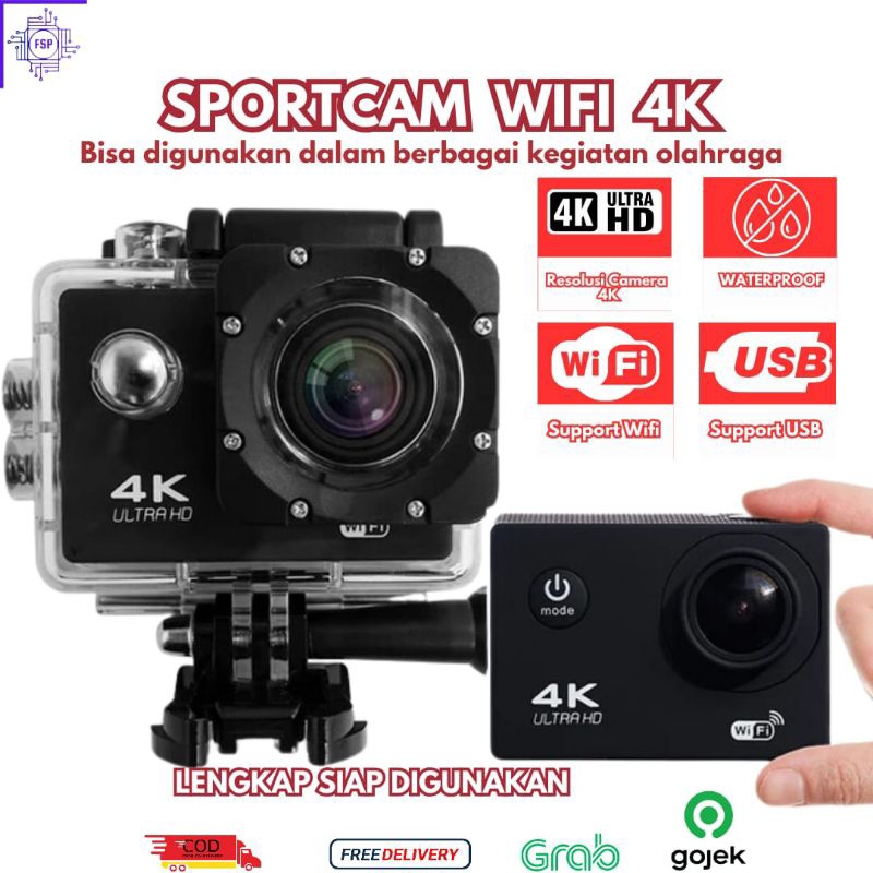 Jual [New 2025] Sport Cam 1080p & 4K KOGAN Ultra HD WIFI Waterproof ...