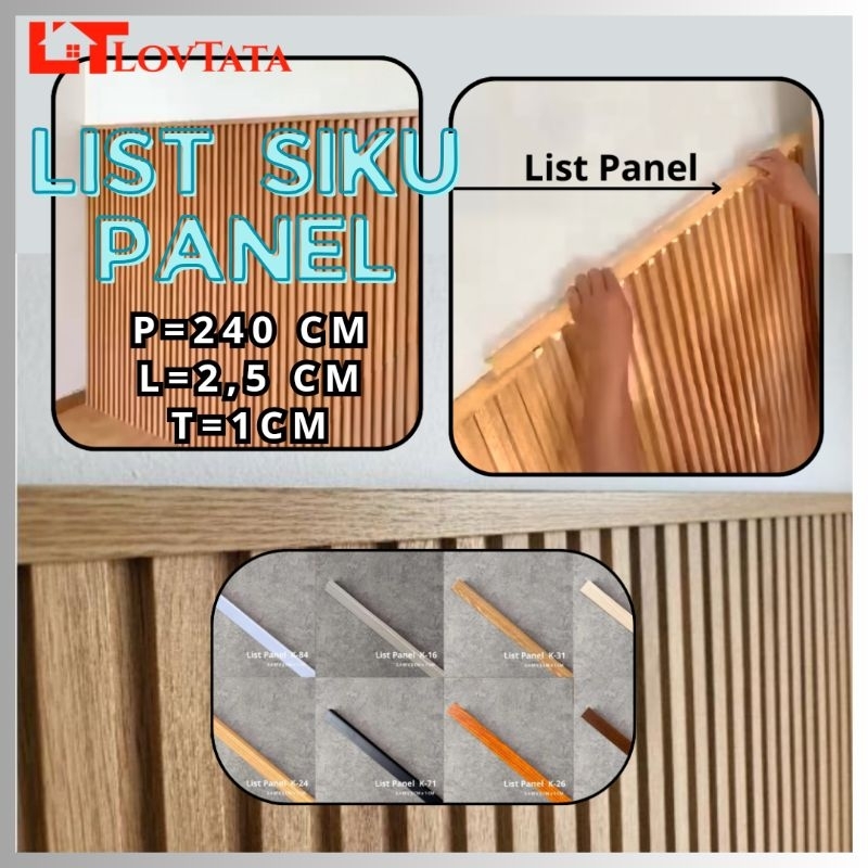 Jual LT-LIST WPC SIKU L PENUTUP SUDUT| WPC LIST PER BATANG | LIST WALL ...