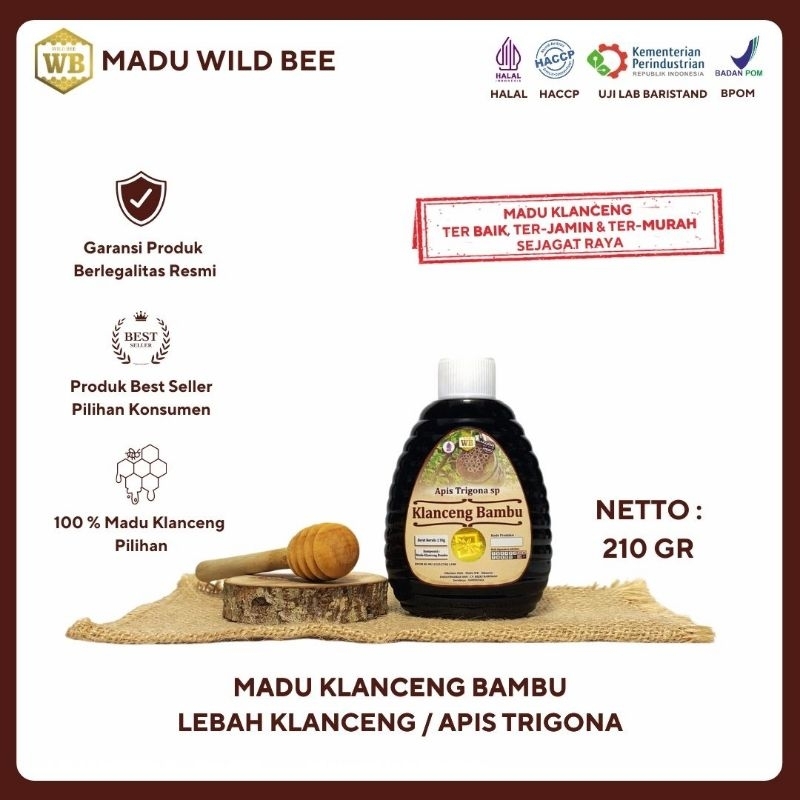Jual Madu Klanceng Bambu, Madu Asli / Madu Murni , Lebah Apis Trigona | Shopee Indonesia