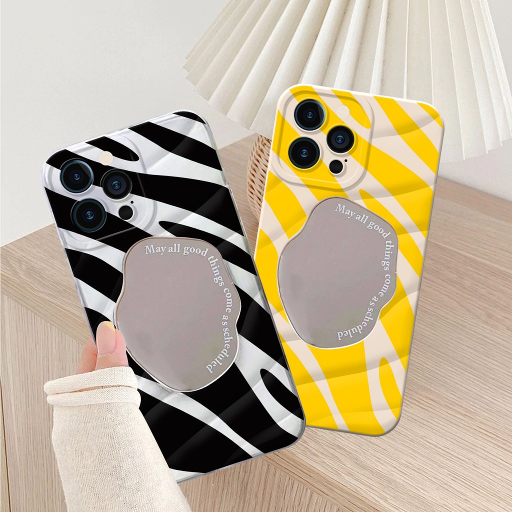 Jual (FA-013) Wavy Mirror Case patern For Iphone x/xs/xr/11/11promax/12 ...