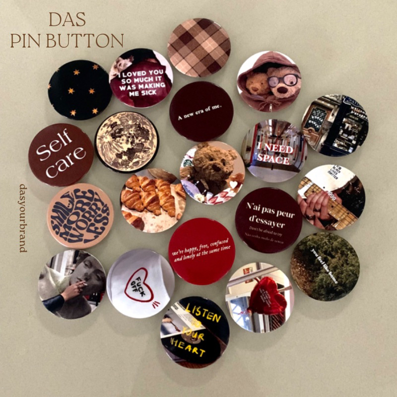 Jual DAS DOWNTOWN PIN BUTTON | Shopee Indonesia