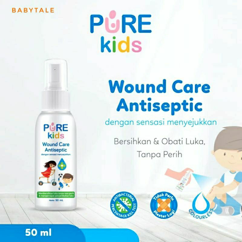 Jual Purekids Wound Care Antiseptic | Pure Kids Penanganan Pertama pada ...