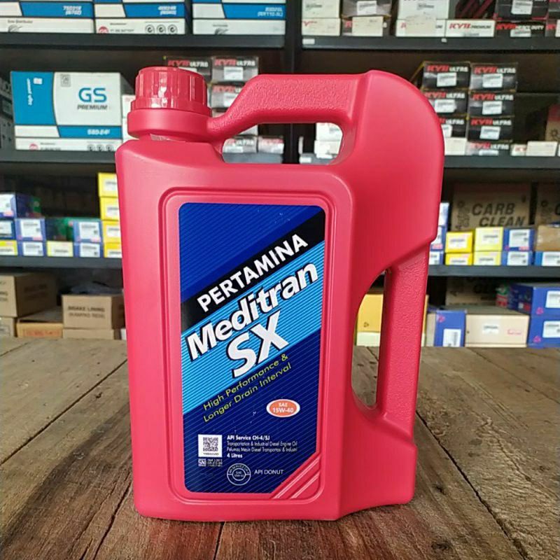 Jual Oli Mesin Diesel Pertamina Meditran SX 15W-40 4 Liter | Shopee ...