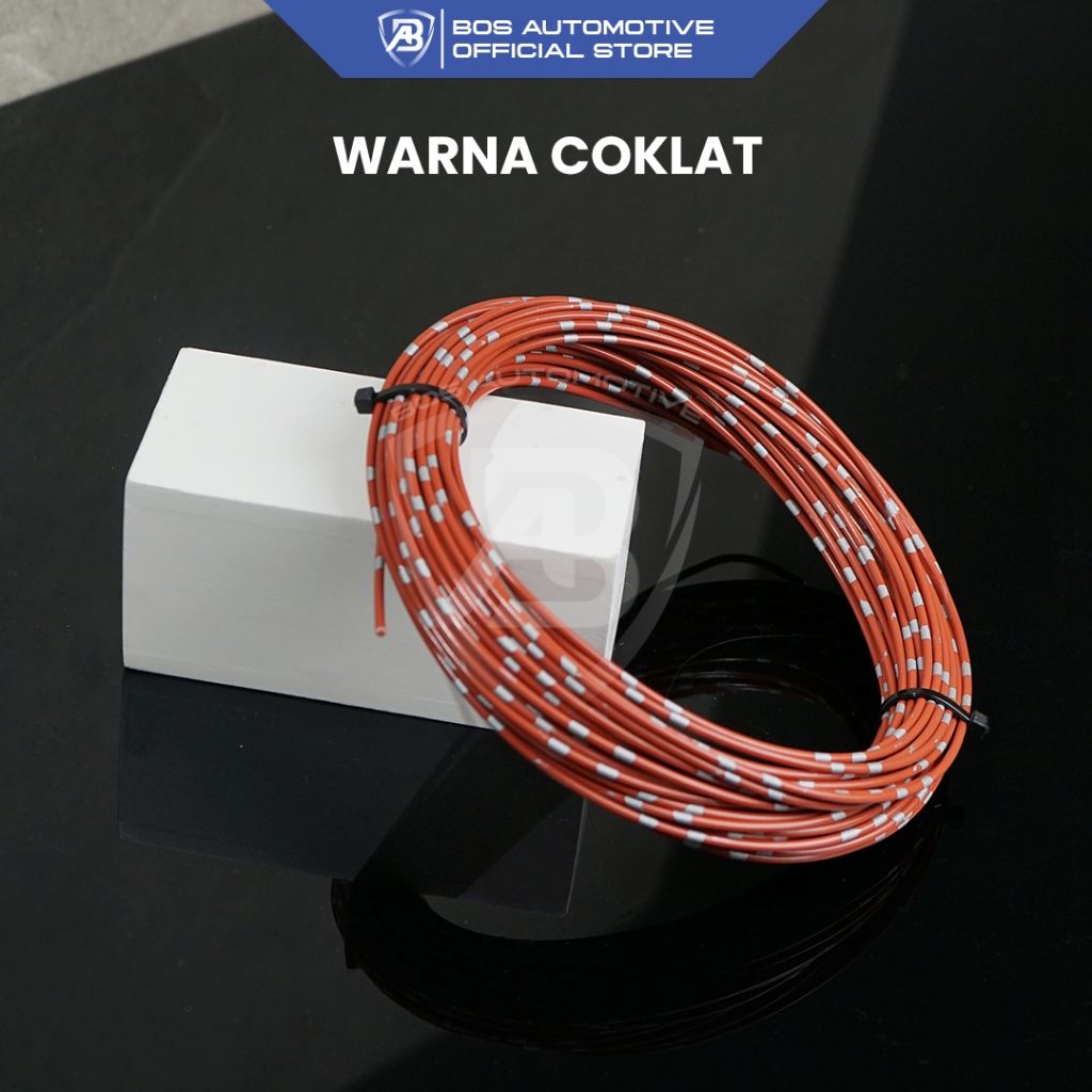 Jual Kabel Bintik AVS 0.5MM x 20M Kabel Otomotif Body Mobil Motor Serabut Tembaga | Shopee Indonesia