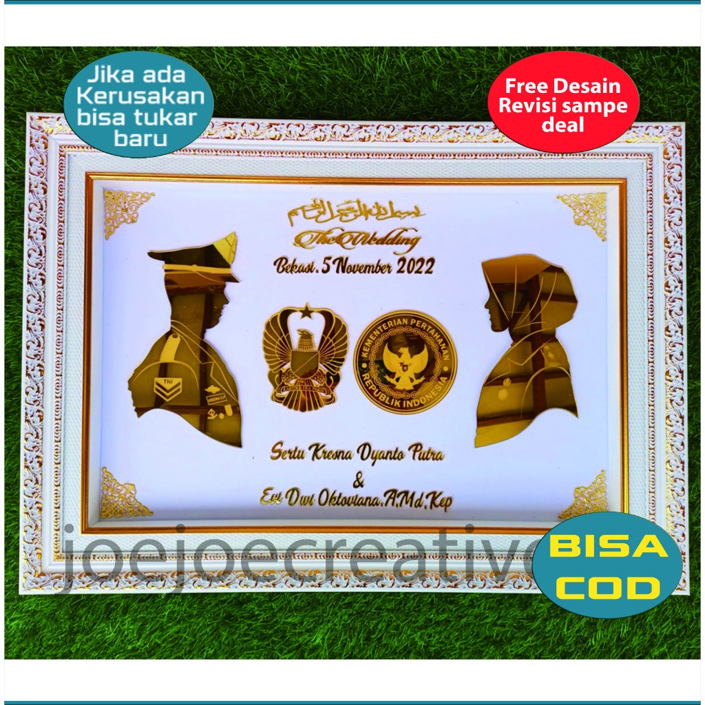 Jual Mahar Pernikahan Logo Profesi Simbolis Mahar Logo Instansi TNI ...