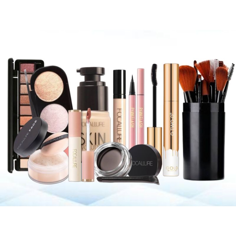 Jual PAKET KOSMETIK LENGKAP/ FOCALLURE/ PAKET KOSMETIK MURAH | Shopee ...