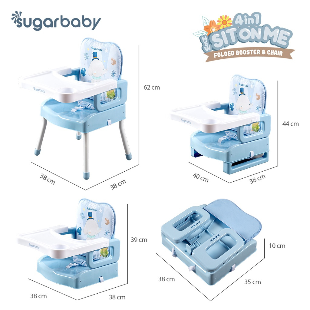 Jual KURSI MAKAN BAYI/BOOSTER SEAT SPACE BABY SB-518 - SUGAR BABY BEBE ...