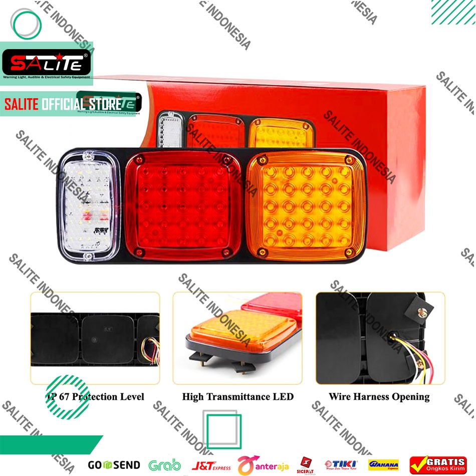 Jual Lampu Stop Belakang Truk 24V / Lampu LED Variasi Truk / Lampu LED Kombinasi Truk | Shopee ...