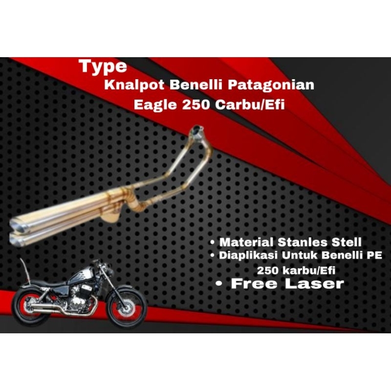 Jual Knalpot Custom Benelli Patagonian Eagle 250 Karbu Benelli Pe 250 ...