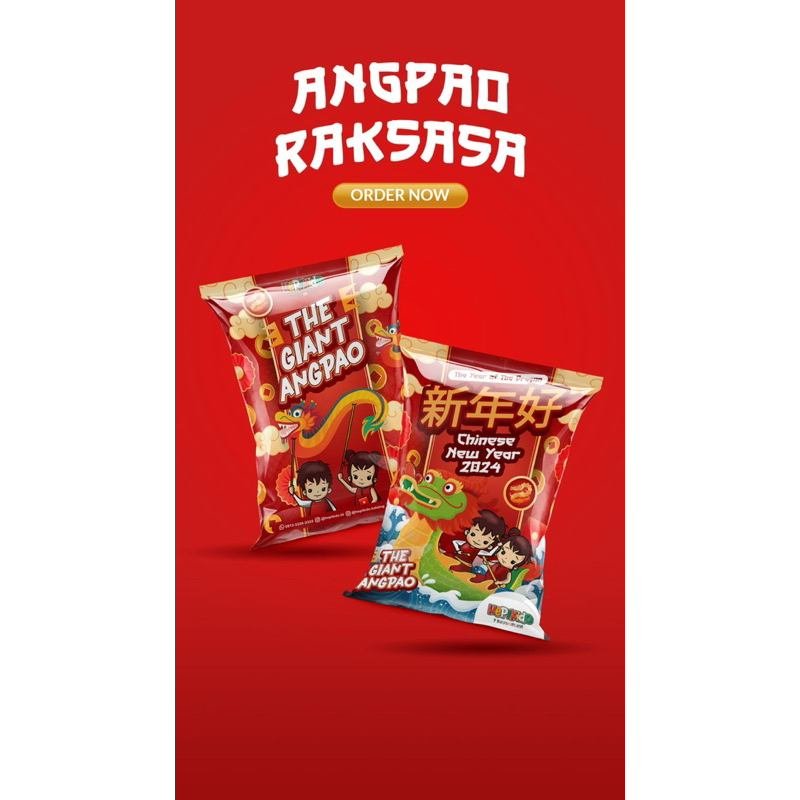 Jual HEPIKIDO • the giant angpao • snack raksasa • imlek hampers ...