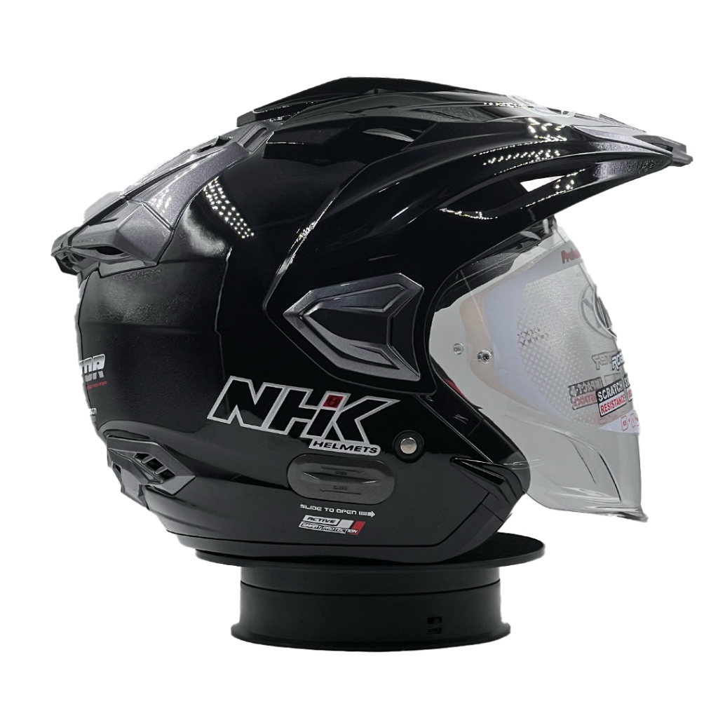 Jual Helm NHK Predator Crypton Solid Black | Shopee Indonesia