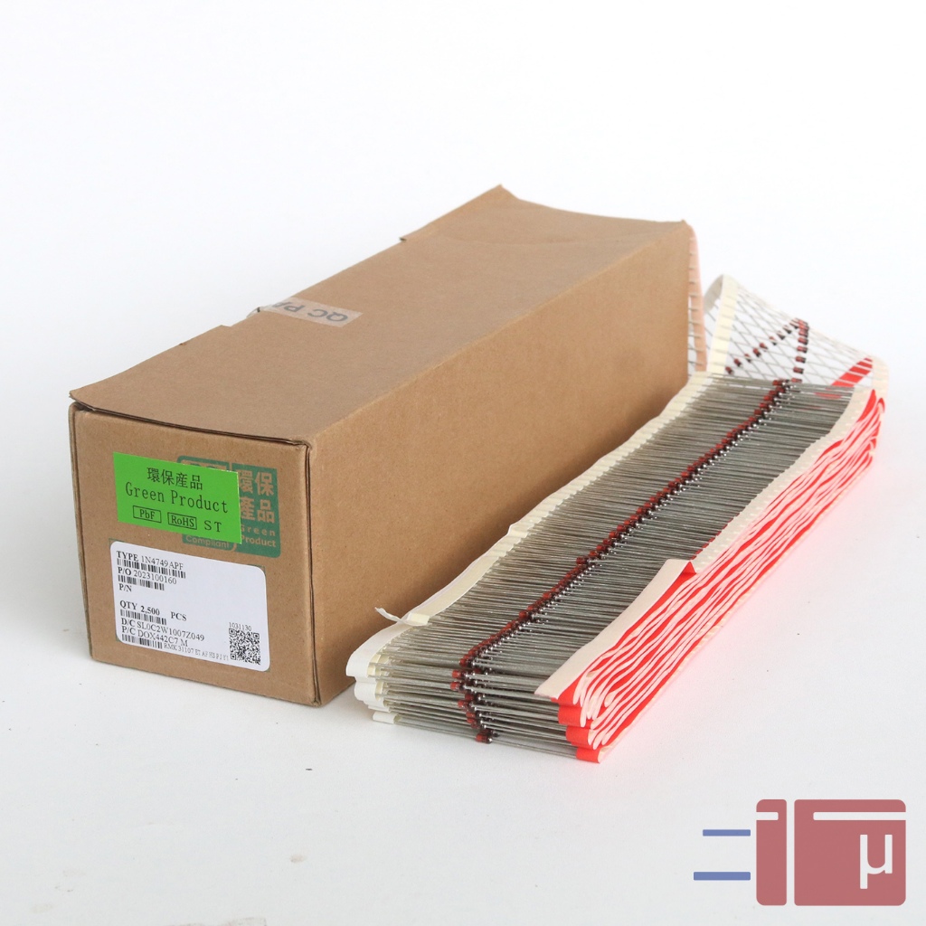 Jual x10 Dioda Zener 1W 24V 1N4749A Semtech Green Product | Shopee ...