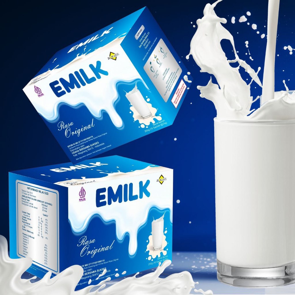 Jual Susu Kambing Etawa Bubuk Emilk 250 Gram / Kemasan Isi 10 Sachet ...