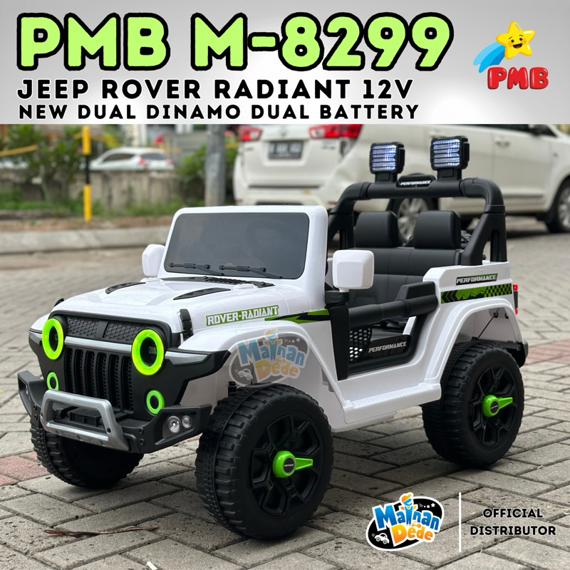 Jual Mainan Mobil Aki Anak Jeep PMB 8299 M8299 M-8299 ROVER RADIANT ...