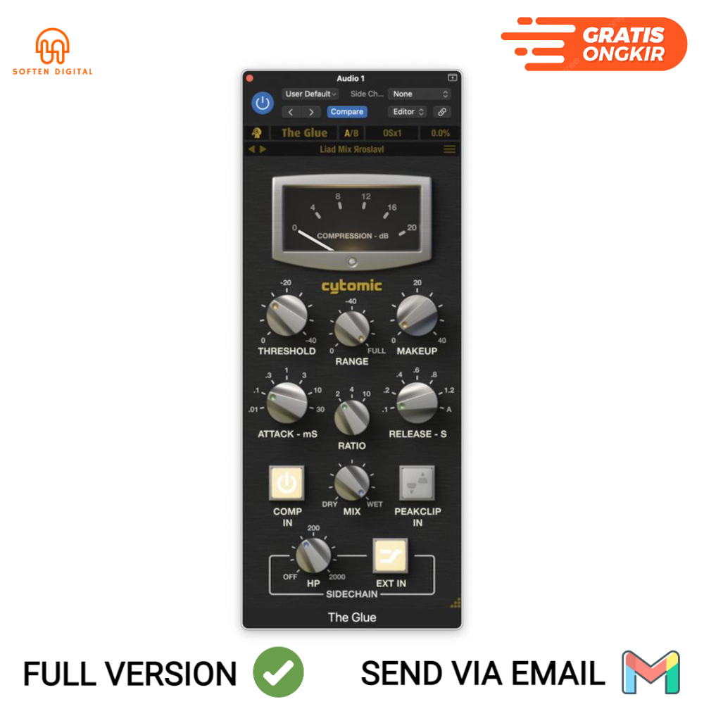 Jual Cytomic The Glue - VST Plugin an analog model compressor plug-in ...