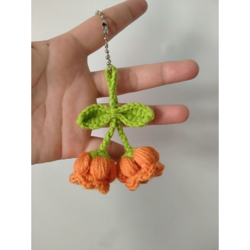 Jual BAG CHARM CROCHET GANTUNGAN TAS BUNGA RAJUT HANDMADE SOUVENIR ...