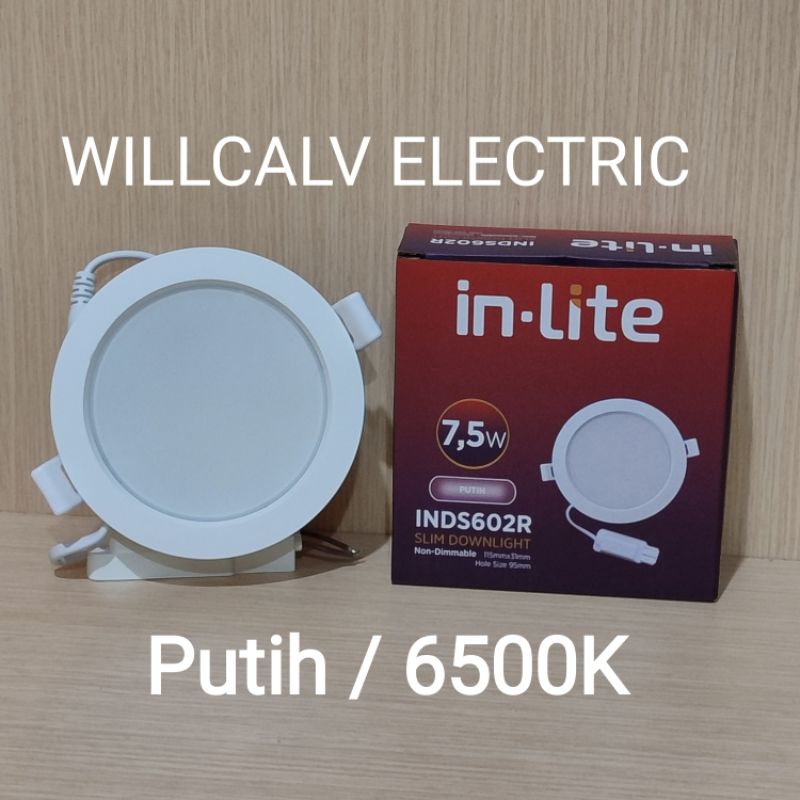 Jual Lampu Downlight Led Inlite INDS602R 7,5W cahaya putih 6500K ...