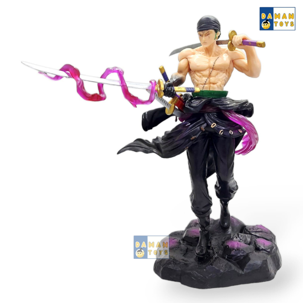 Jual One Piece Zoro Enma Haki Itoryu Action Figure Koleksi | Shopee ...