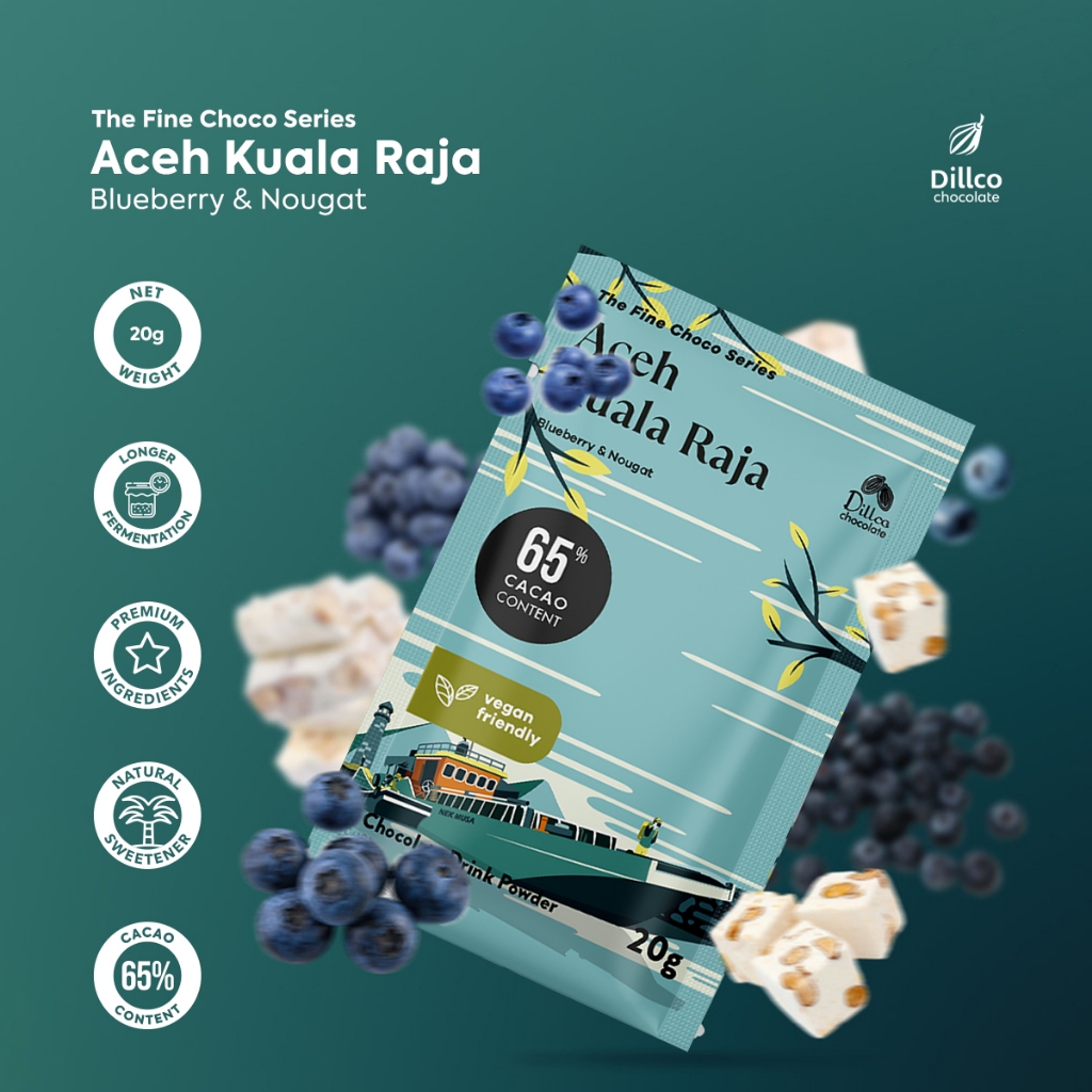 Jual DILLCO CHOCOLATE - Fine Choco Series Aceh Kuala Raja 20 Gram Vegan ...