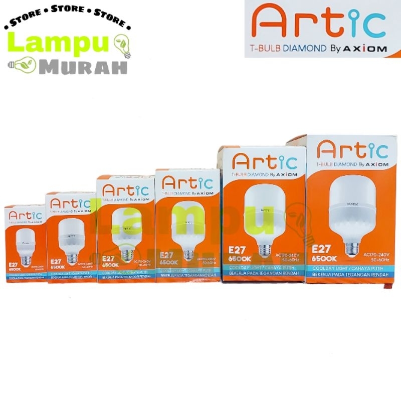 Jual Led T Bulb Artic Diamond 5w 10w 15w 20w 30w 40w - Lampu Led Capsule Artic Cahaya Putih ...